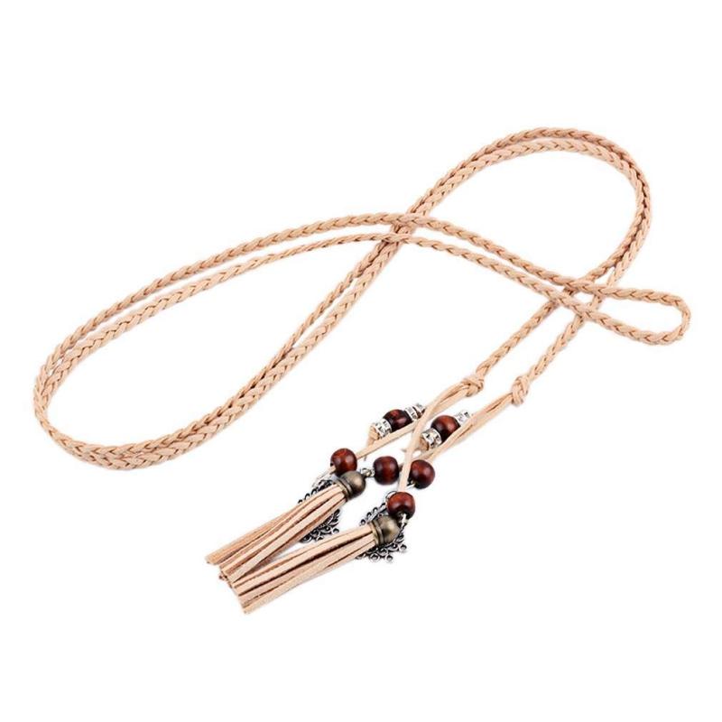 [ビグッド] レディース 紐タイプ 細ベルト アクセサリー 小物 プレゼント ドレス ワンピース飾り リボンベルト【素材】：PUレザー・合金；【サイズ】：約170*0.6cm；【原産国】：中国、海外発送；パーティーやダンス衣装はもちろん、普...