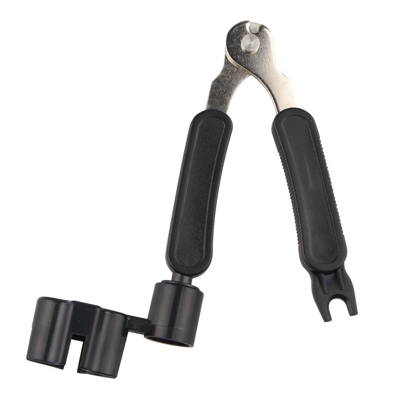 多機能 プロフェッショナルギターストリングワインダーカッター＆ブリッジピンプラー、ギターリペアツール機能3 in 1ステンレス製の高強度ABS硬質プラスチックを使用。ストリングワインダー」 「ストリングカッター」 「ピンプラー」三機能を装備...