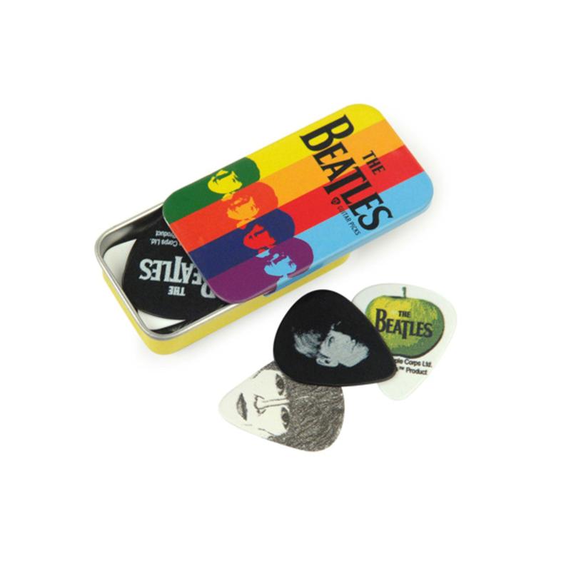 D'Addario ダダリオ ピック Beatles Guitar Picks Stripes 1CAB4-15BT2 Medium 15枚入り 【】The Beatlesの人気グラフィックスがデザインされたピックセット。ピックゲージ:ミデ...