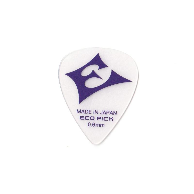 ECO PICK ティアドロップ型 0.6mm 12枚セット ペットボトルから作られたピック リサイクル可能 クリアーな音色と耐久性ティアドロップ型厚さ：0.6mmPET素材