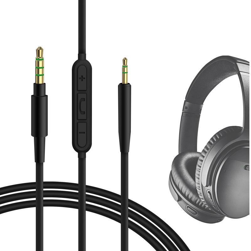Geekria ケーブル互換性 オーディオコード ボーズ Bose QuietComfort SE, QuietComfort Ultra II, QC SE, QCSE, QC45, QC35 II, QC35, QC25, ANC700...