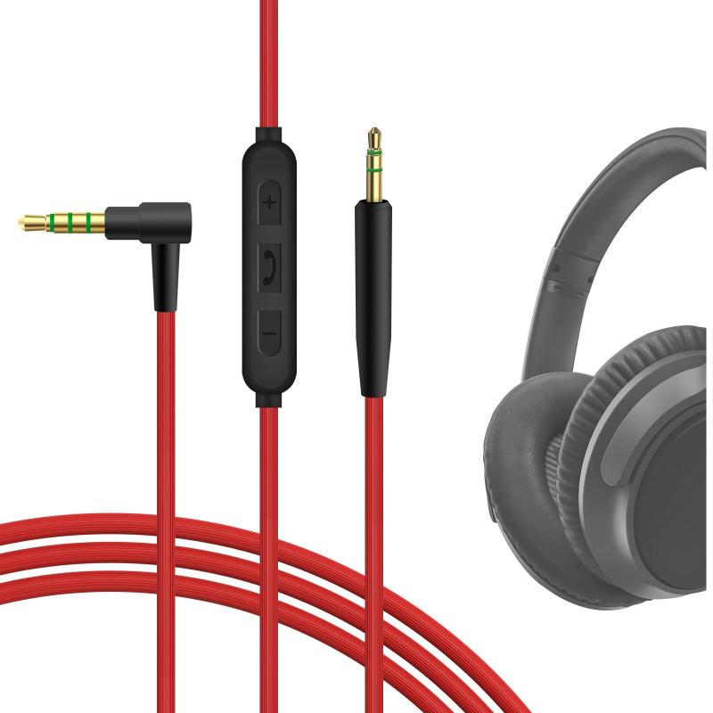 Geekria ケーブル 互換性 オーディオコード ボーズ Bose QuietComfort, QC Ultra, QC SE, SoundTrue Around-Ear II, QC45, QC35 II, NC 700, ヘッドホンケ...