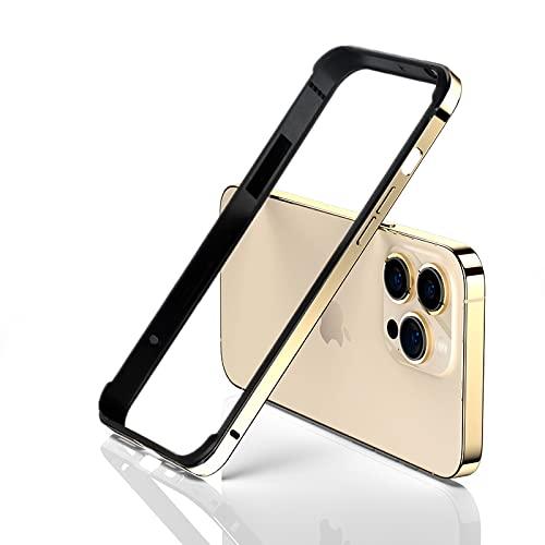 【YMXPY】iPhone13Pro iPhone13 アルミバンパーケース メタル+シリコンフレーム 二重構造 レンズ保護 軽量 ストラップ穴 耐衝撃 サイドバンパー【アルミとシリコンの二重構造】衝撃に強いアルミ合金製の外層はお使いのスマ...