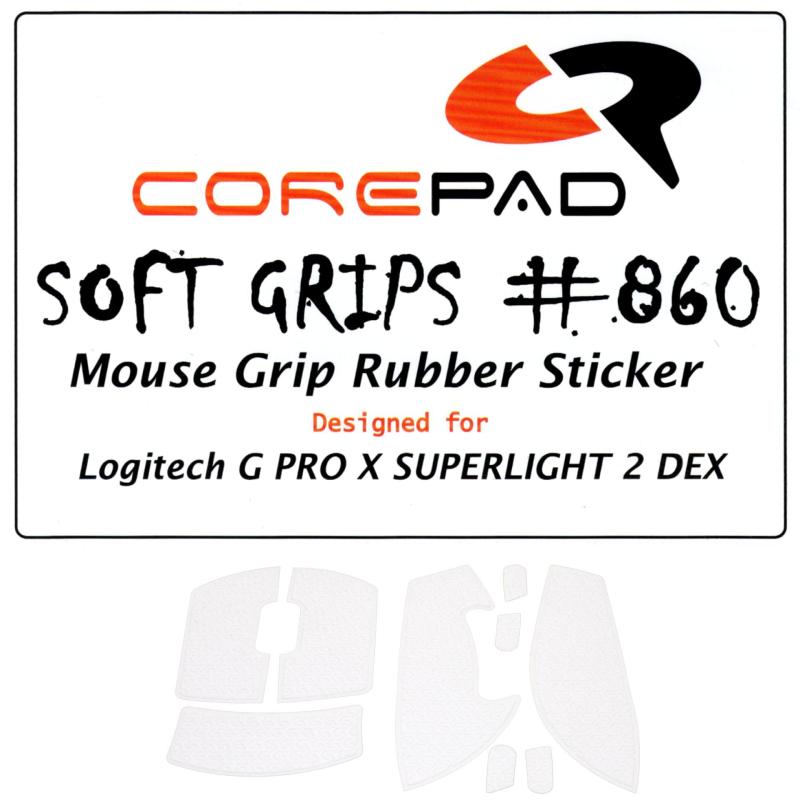 Corepad Soft Grips Logitech G PRO X SUPERLIGHT 2 DEX用グリップテープ 1set ソフトポリマーラバー【】対応マウス：G PRO X SUPERLIGHT 2 DEX1 Set Corepa...