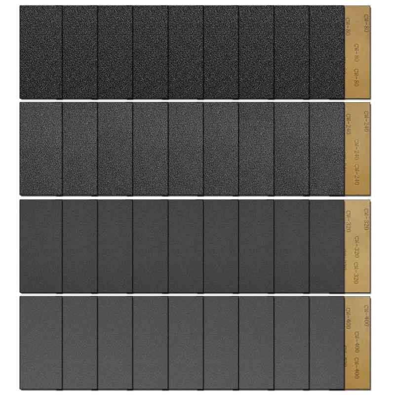 MORLARCO 耐水ペーパー セット 紙やすり 230×93mm 耐水サンドペーパー 紙ヤスリ 耐水ヤスリ ヘッドライト磨き 金属 木工 DIY作業に キッチンの掃に