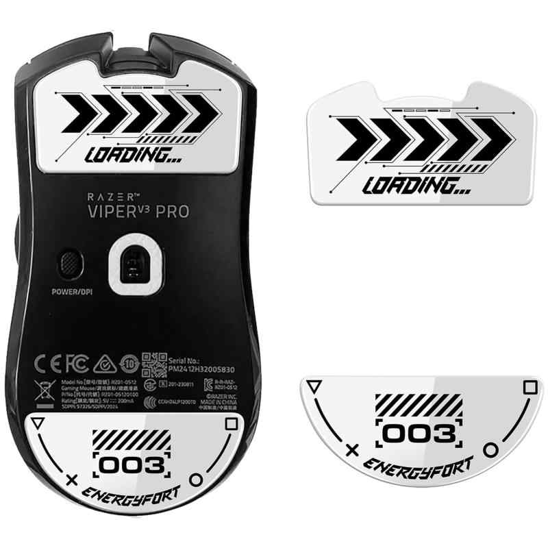 BRIMFORD Razer Viper V3 Pro用ガラス製マウスソール - 高耐久・低摩擦 ゲーミングマウス対応 - スムーズな操作 自社設計 1セット【対応マウス機種】Razer Viper V3 Proに専用のマウスソールです。（...