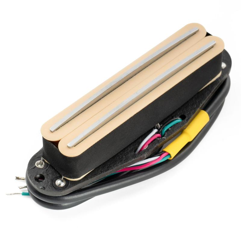 Musiclily Pro ST-DPHA HOT RAILSアルニコ5 シングルサイズハムバッカー ピックアップ Super Distortion 13.2K Stratストラトエレキギター用