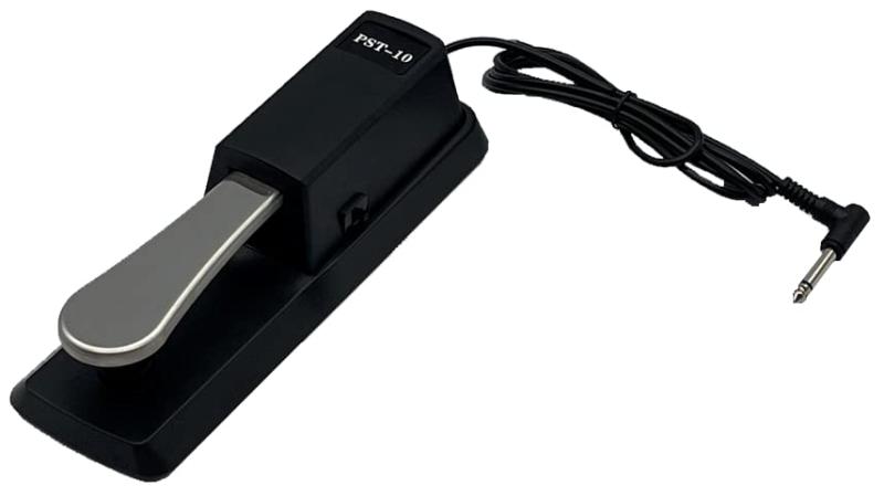 【選べる2カラー】【ピアノ専門店のサスティンペダル】電子ピアノ・キーボード用 ダンパーペダル フットペダル クロームメッキ 極性切り替え 滑り止め付き ケーブル長160cm アレシス/アル【ピアノ専門店のサスティンペダル】アコースティックピ...