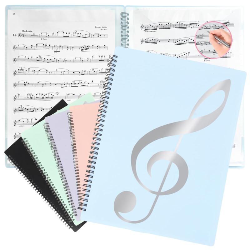 Solf【ピティナ支部長監修】 楽譜 ファイル 書き込める 20枚/40ページ 吹奏楽 ピアノ バンド A4 (サーモンピンク1冊)… B0BTWQSF13【サッと入れるだけ】ファイルを3点のポケットに挟むだけで、しっかり留まります【書き込...