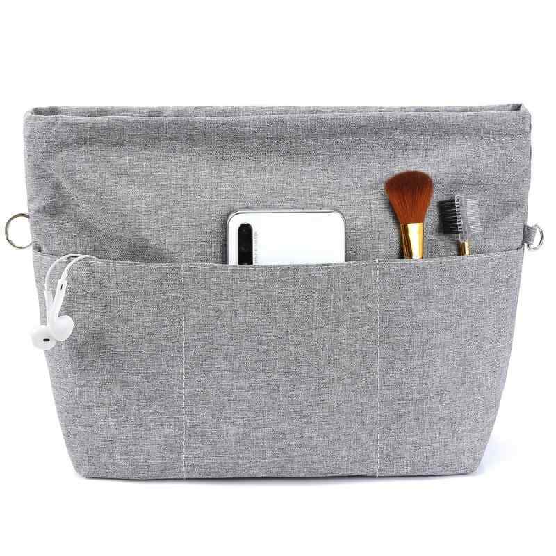 [VANCORE] バッグインバッグ 自立 軽量 Bag in Bag トート用 バッグの中 整理 整頓 通勤 旅行自立/型崩れ防止。自立性がちょうどよい超軽オックスフォード素材（同じ硬度で、重さはフェルト商品の1/2、ナイロンバッグインバ...