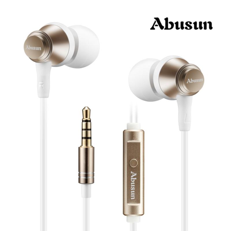 Abusun イヤホン カナル型イヤホン 音量コントロール マイク付き ハンズフリー通話可能 iPhoneとAndroidスマホなどもっとより対応高音質ステレオスピーカーは 高品質の音楽体験を提供します。立体的にまるで音楽会の現場にいるよう...