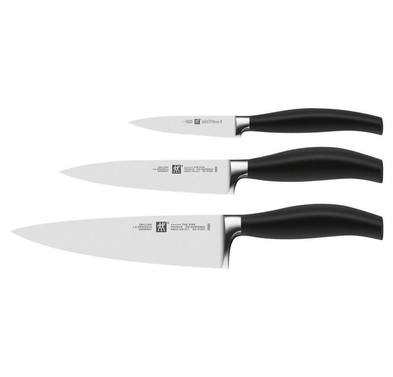 ツヴィリング ZWILLING ファイブスター 3点セット シェフナイフ ミートナイフ 果物ナイフ [並行輸入品]本体サイズ:刃渡り：シェフナイフ 20cm本体サイズ:刃渡り：ミートナイフ 16cm本体サイズ:刃渡り：果物ナイフ 　10cm...