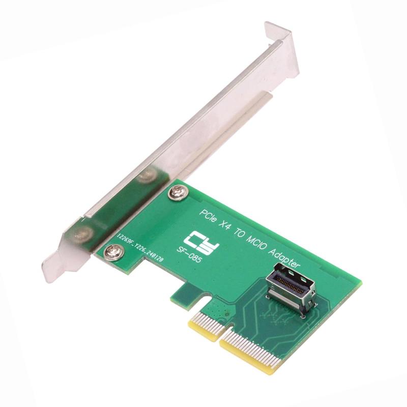 PCI-E 5.0 Mini Cool Edge IO MCIO STR PCI-E 8i 74ピン オス - MCIO 74ピン オス 延長ケーブル