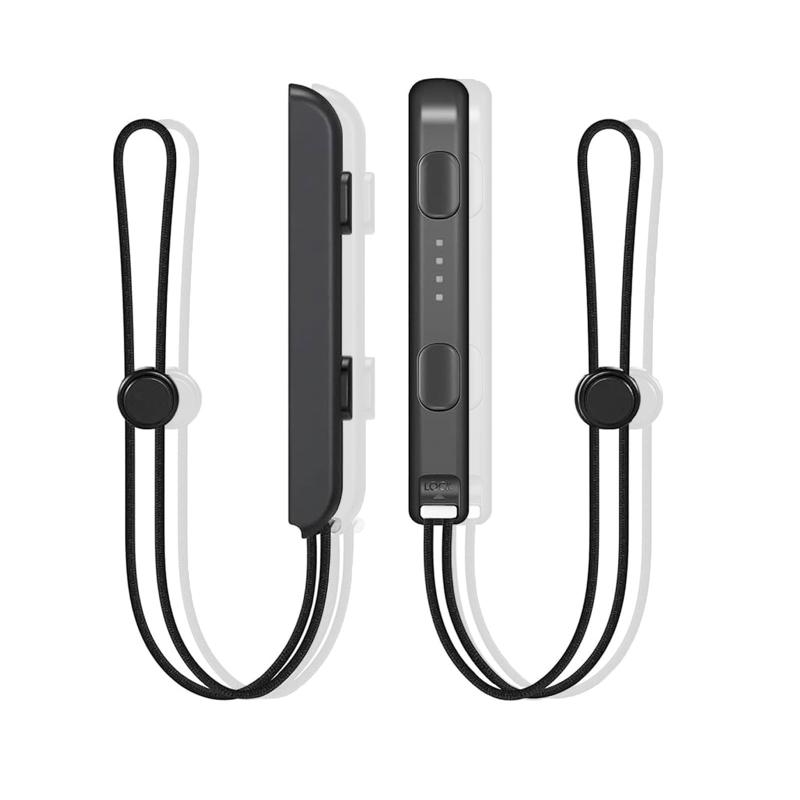 Ginhkok リストストラップ Switch Joycon用 1組 ハンドルリストバンド ストラップ 交換用パーツ アクセサリー Joy-Conコントローラー用 操作簡単 調節可能なタイトネスをサポート 人間工学設計 ブ【スイッチリストス...