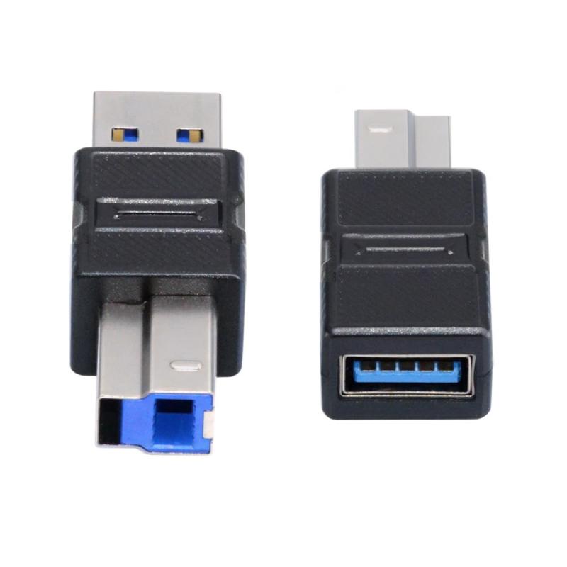 NFHK 2pcs/lot USB 3.0 Type-B Male to USB3.0 Type-C Male Female Adapter Extension 5Gbps for Disk SSD Camera