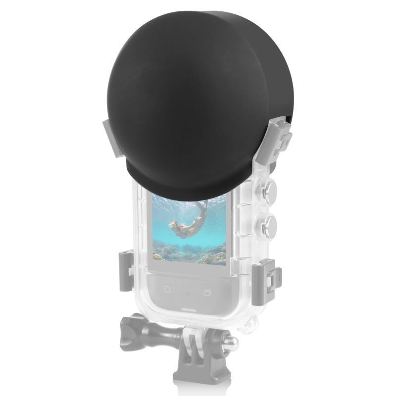 PULUZ Insta360 X5 / X4 / X3用防水ケース「Insta360 X5防水ケース専用設計」本製品はInsta360 X5防水ハウジング使用時にレンズ部分をしっかり保護するための専用シリコンカバーです。 「高品質シリコン素...