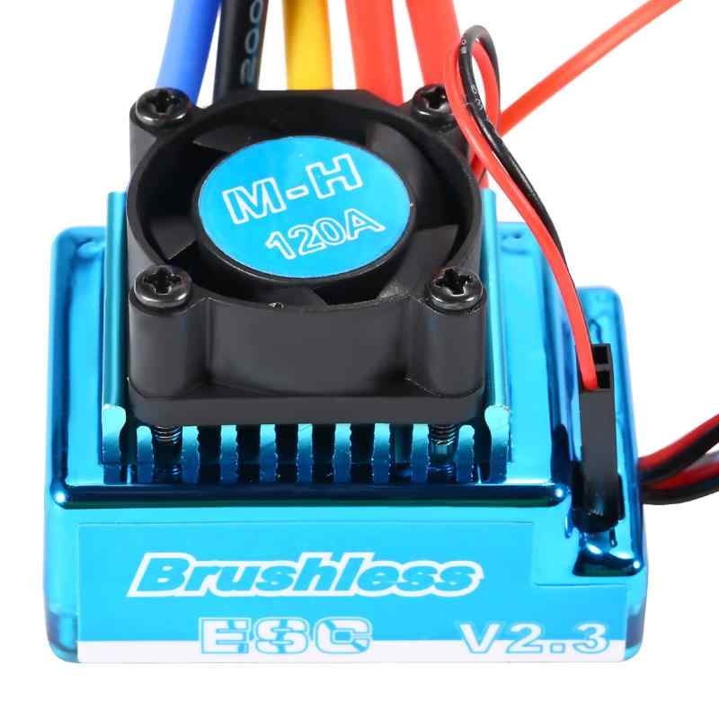 GoolRC ブラシレスESC電動スピードコントローラー 120A BEC 5.8V / 3A 1/8 1 / 10RCカー用【高品質基板】：直線性と電流容量に優れた高品質プリント基板。【特定パラメータ】：BEC出力：5.8V / 3A、連...