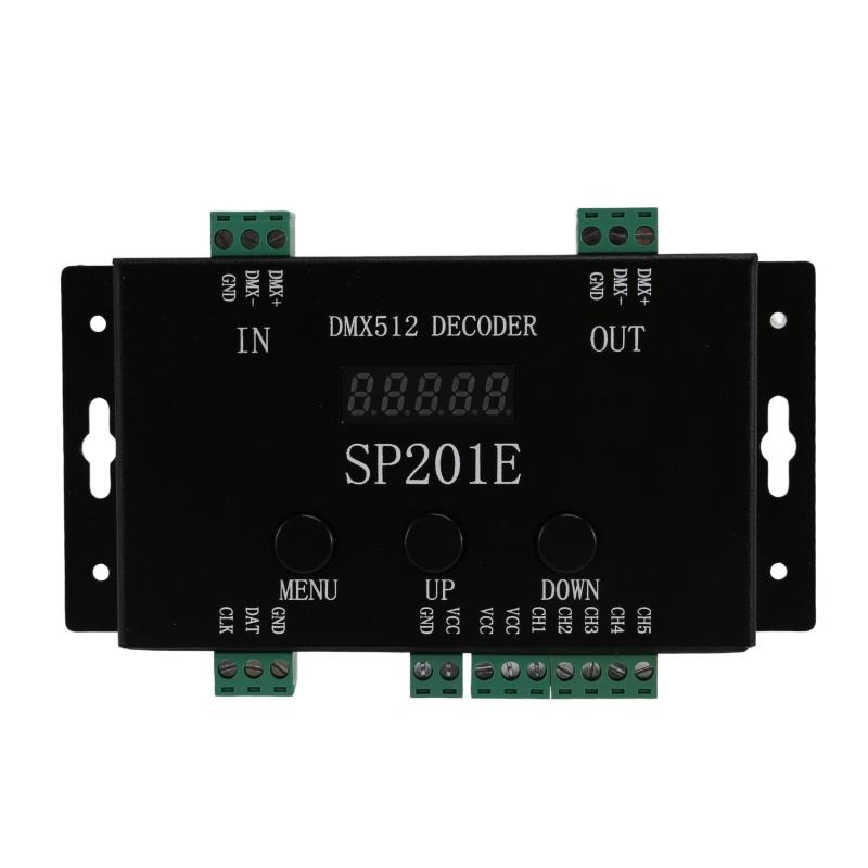 Oidnvay SP201E DMX512 WS2812B WS2811 DMX － SPIコントローラーデコーダー、複数のICをサポートSP201E DMX512 WS2812B WS2811などの複数のICドライバーをサポートします。D...