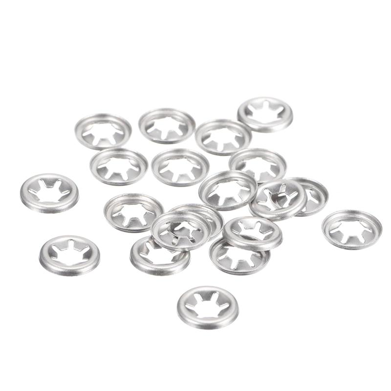 Kozelo 20個セット M5 内歯スターロックワッシャー - [5mm内径 x 12mm外径] 機械装置 衝撃吸収に適したクイック スピードロックワッシャー 304ステンレス鋼1- パッケージ内容 - 20個セット 5mm内径 x 12...