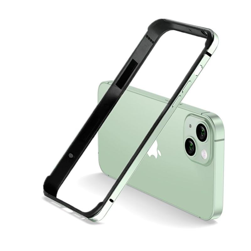 【YMXPY】iPhone15 用 アルミバンパー ケース メタル+シリコン フレーム 二重構造 レンズ保護 軽量 ストラップ穴 耐衝撃 バンパー【アルミとシリコンの二重構造】衝撃に強いアルミニウム合金製の外層はお使いのスマホを外部からのダ...
