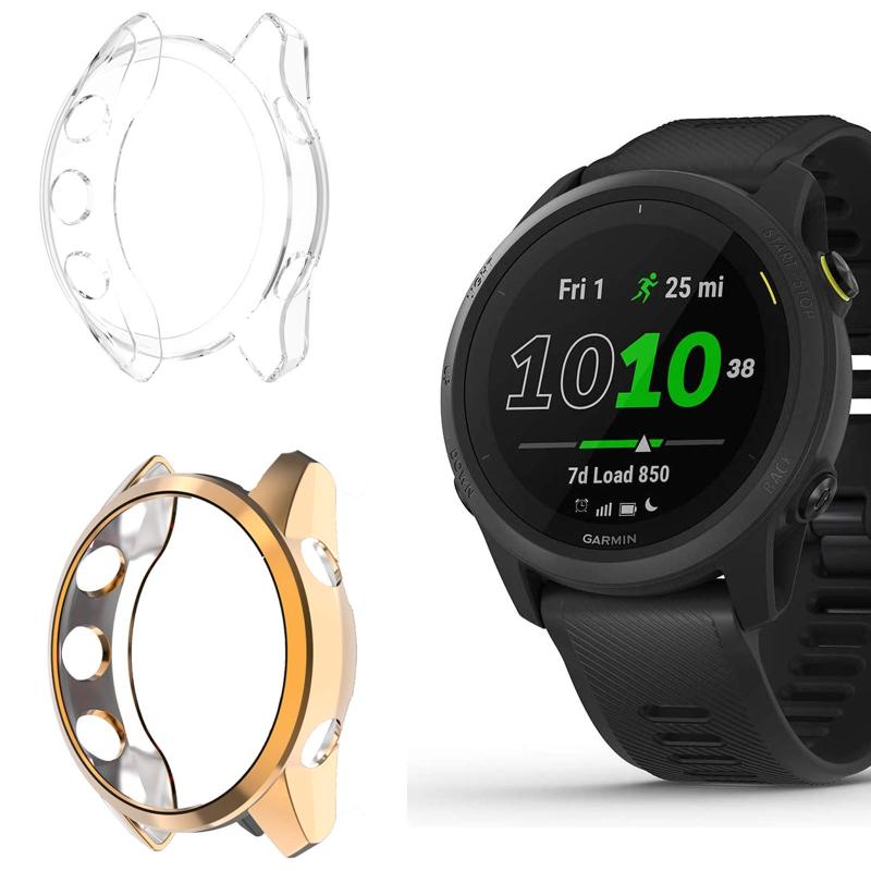 Lamshaw Garmin ForeAthlete 745 ケース, シリコーン TPU ケース カバー 対応 GARMIN(ガーミン) ランニングウォッチ ForeAthlete 745 スマートウォッチ