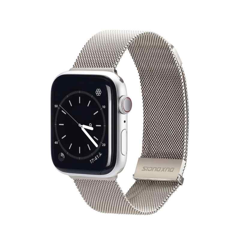 [GANGXUN] コンパチブル Apple Watch バンド 38mm 40mm 41mm 42mm 44mm 45mm 49mm コンパチブル アップルウォッチ バンド ステンレス留め金製 男女兼用 iWatch バンド 長さ調節 強...