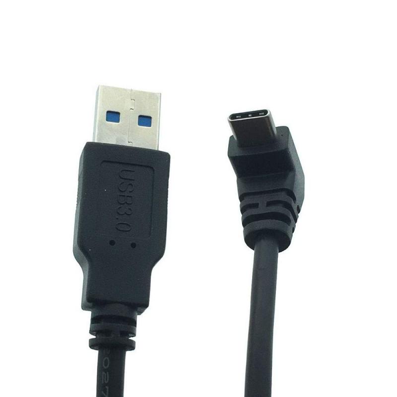 Ulyris USB 3.0 変換アダプタ, 高速USB-C 3.1 L字型 オス to USB-A 3.0 オス ケーブル 超高速データ転送(最大5Gbps) USB Type-C機器対応 変換 延長 コネクタ
