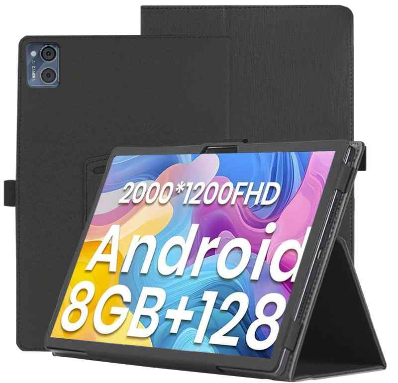 For TPZ T10A ケース 保護ケース【BAOLINTX】角度調整 スタンド機能 高級PU レザー 擦り傷防止 磁気吸着 全面保護型 保護ケース TPZ T10A タブレット 10.36インチ 対応 タブレットスリーブ (ブラック)【...