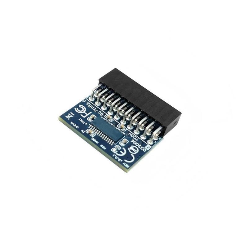 HSSDTECH 20 ピンTPM 2.0 暗号化セキュリティモジュール Module LPCI with InfineonSLB9665 Gigabyte 用 ギガバイトマザーボード用 GA-Z170X-Gaming GA-Z270-Ph...
