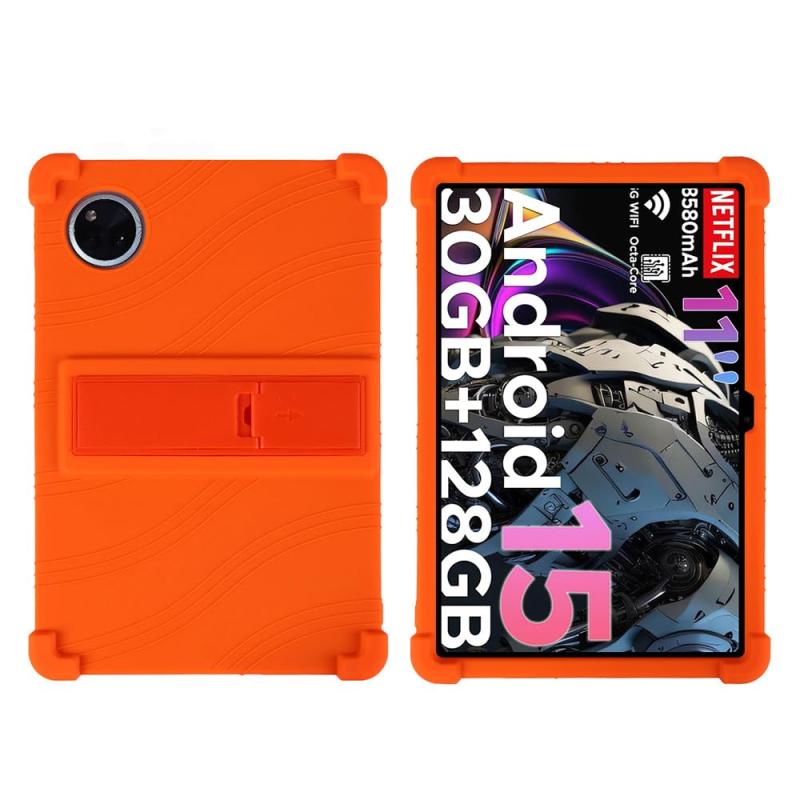 For DOOGEE Tab A9+ ケース/DOOGEE Tab A9 Pro+ ケース 11インチ タブレット カバー シリコンゴム シリコン素材 スタンド機能内蔵 ペンスロット設計 落下防止 滑り止め 耐摩擦性 防水 防塵 耐久性 お...