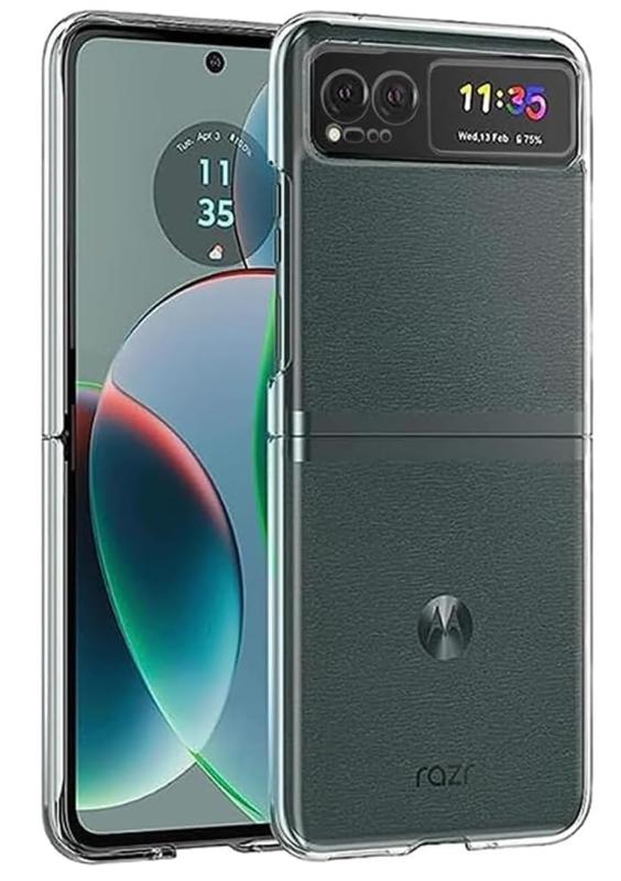 For Motorola razr 40s / razr 40 ケース カバー【BAOLINTX】 耐衝撃 TPU素材 軽量 薄型 傷つけ防止 指紋防止 黄変防止 Motorola razr 40s / razr 40保護カバー (クリア)...