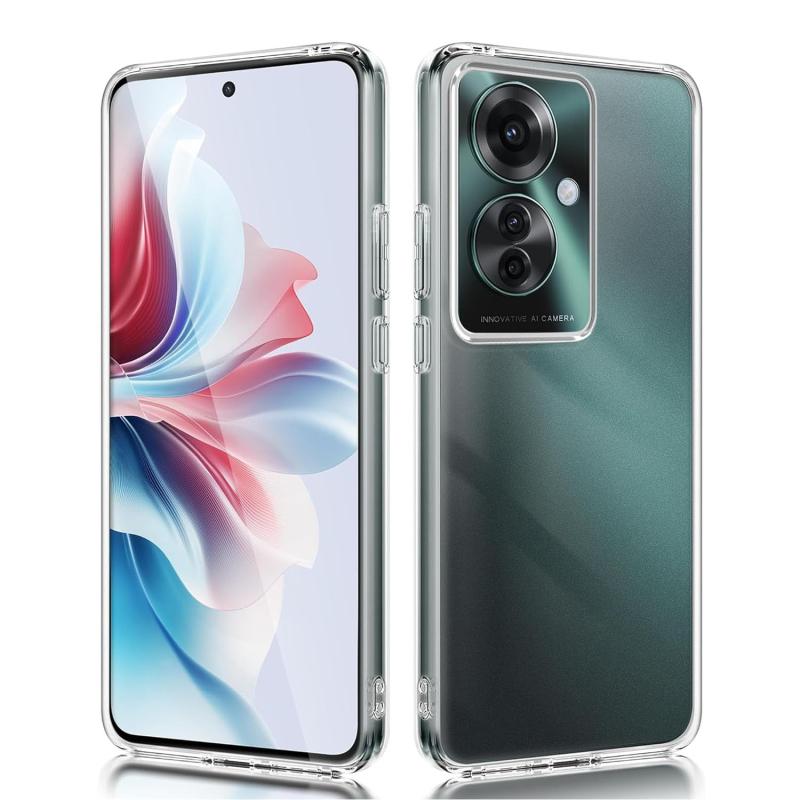 OPPO Reno 11 A 専用クリア ソフト シリコン TPU 保護ケース超軽量 衝撃防止 落下防止 超薄型 防指紋TPUクリアケース 保護カバー 手触り良い 透明感が長持ち対応機種：OPPO Reno 11 A 高品質TPU シリコン...
