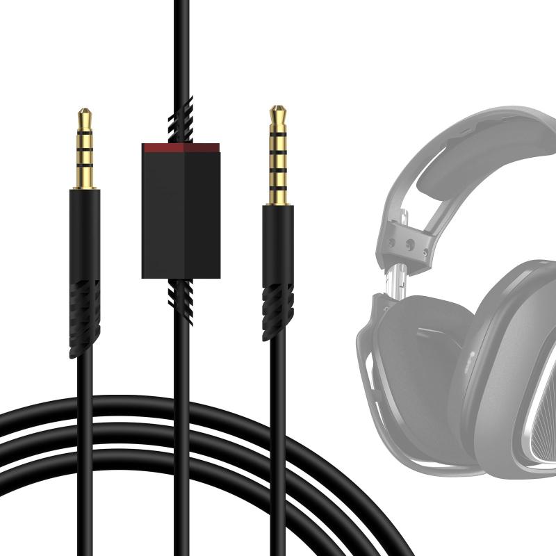Geekria ケーブル Audio 互換性 オーディオコード ASTRO Gaming A10 Gen 2, A10, A30, A40, A40 tr, Gaming Headsetヘッドホンケーブル、3.5mm AUX に適合する 2...