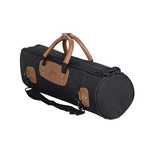 トランペットバッグ Trumpet Gig Bag 防水 1200Dオックスフォード生地 15mm 綿パッド入り素材:耐水性のある1200Dオックスフォード生地で作られました,優しいしなやかな高級素材を使用しています手提げ用はもちろん、ショ...