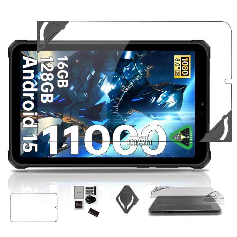 For OUKITEL RT3 Plus 用 フィルム 保護フィルム 【NOUKAJU】 OUKITEL RT3 Plus 用 8インチ 強化 液晶保護フィルム 高透過率 硬度9H 飛散防止 気泡防止 自動吸着 指紋防止 貼り付け簡単 【1...