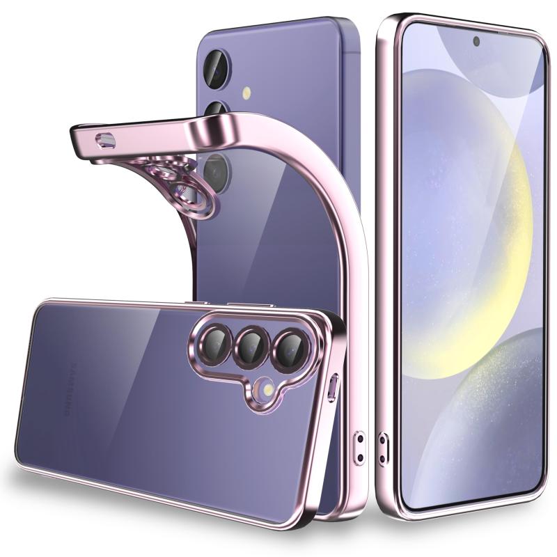 ORANGA Galaxy S24 ケース 全透明 クリア 薄型 ドイツバイエル製TPU素材