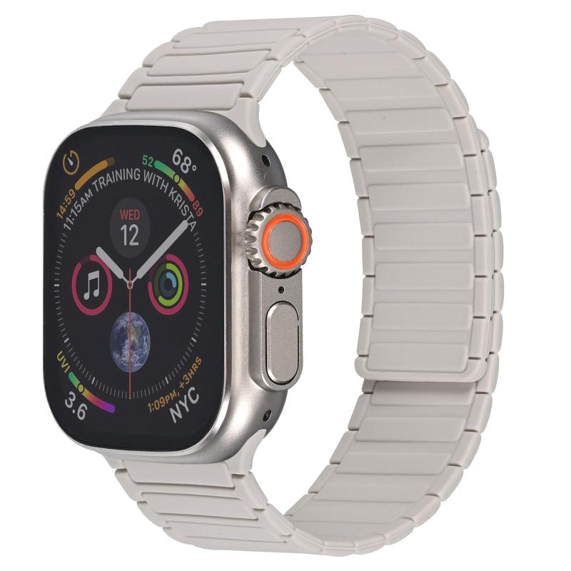 [MABEKS] コンパチブルアップルウォッチバンド 49mm 46mm 45mm 44mm 42mm 41mm 40mm 38mm Series 11 10 9 8 7 6 5 4 3 2 1 Ultra SEに対応 スポーツ シリコン ...