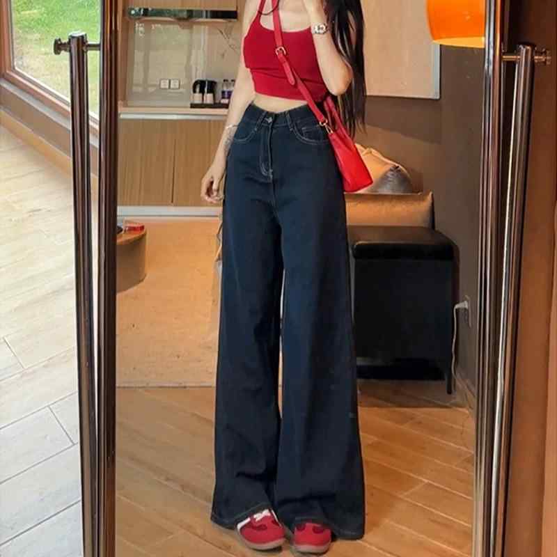 ・カテゴリ: デニムパンツ・素材: 綿100%デニム布（綿含有量70%以上80%未満）・丈: フルレングス・ウエスト: ハイウエスト・カラー展開: ダークブルー・サイズ展開: S、M、L、XL、2XL、3XL、4XL、5XL・スタイル: 通...