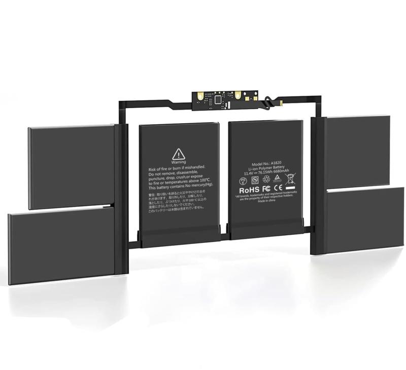 【JCOI】 Macbook Pro互換対応 A1707 A1820【11.4V 6680mAh】15インチ 2016-2017 A1820 バッテリー 15-inch 高性能 ノートパソコン 互換バッテリー pc電池⏹型番：A1820 A...