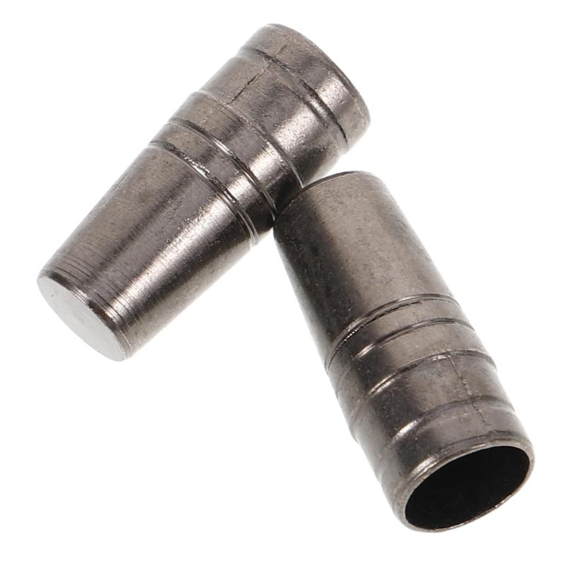 YARNOW 金属製傘先端カバー 2個セット 傘保護キャップ 傘の先端交換用アクセサリー 傘トップカバー ブラック 約0.83×0.35インチ 傘修理パーツ耐久性に優れた金属製傘先端カバー：金属素材を採用し傘の先端部分をしっかり保護すること...