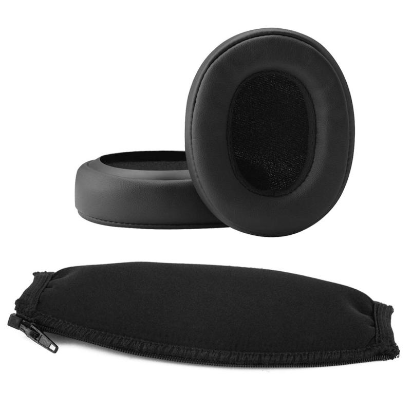 Geekria イヤーパッド + ヘッドバンド カバー Skulcandy Hesh 3, Crusher Wireless Crusher Evo Wireless 等 ヘッドホン 対応 交換 用 ヘッドホンパッド イヤークッション セッ...