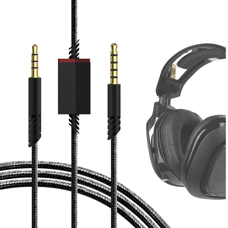 Geekria ケーブル Audio 互換性 オーディオコード ASTRO Gaming A10 Gen 2, A10, A30, A40, A40 tr Gaming Headsetヘッドホンケーブル、3.5mm AUX に適合する 20...