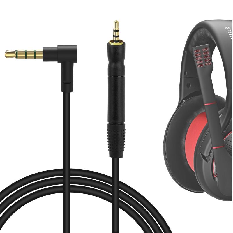 Geekria ゲームケーブル ゼンハイザー Sennheiser GAME ONE, Game Zero, PC 373D, GSP 350, GSP 500, GSP 600 Gaming Headset 等 ゲームヘッドセット コント...