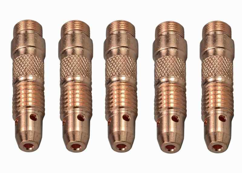 RIVERWELD TIGコレットボディ2.4mm 10N32フィットSR DB PTA WP 17 18 26 TIG溶接トーチ5個フィットSR DB PTA WP 17 18 26 TIG溶接トーチTIGコレットボディ3/32 &quo...