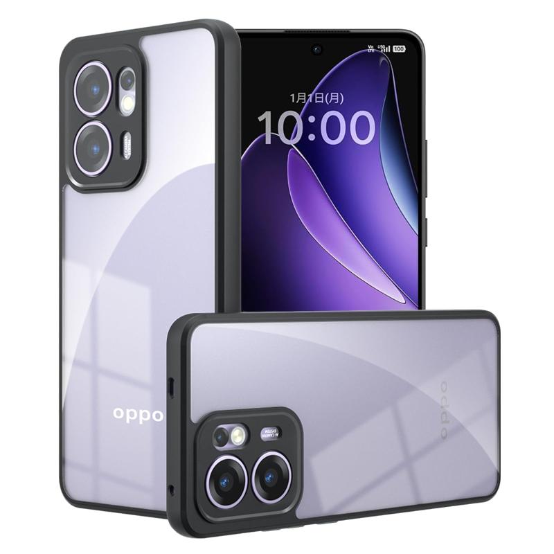DEVEPLUS OPPO Reno13 A 対応 ケース PC+TPU素材 滑り止め傷防止 OPPO Reno 13A 用 カバー 衝撃防止 落下防止 reno 13a 対応 ケース(透明)【対応機種】OPPO Reno13 A 5Gに対...