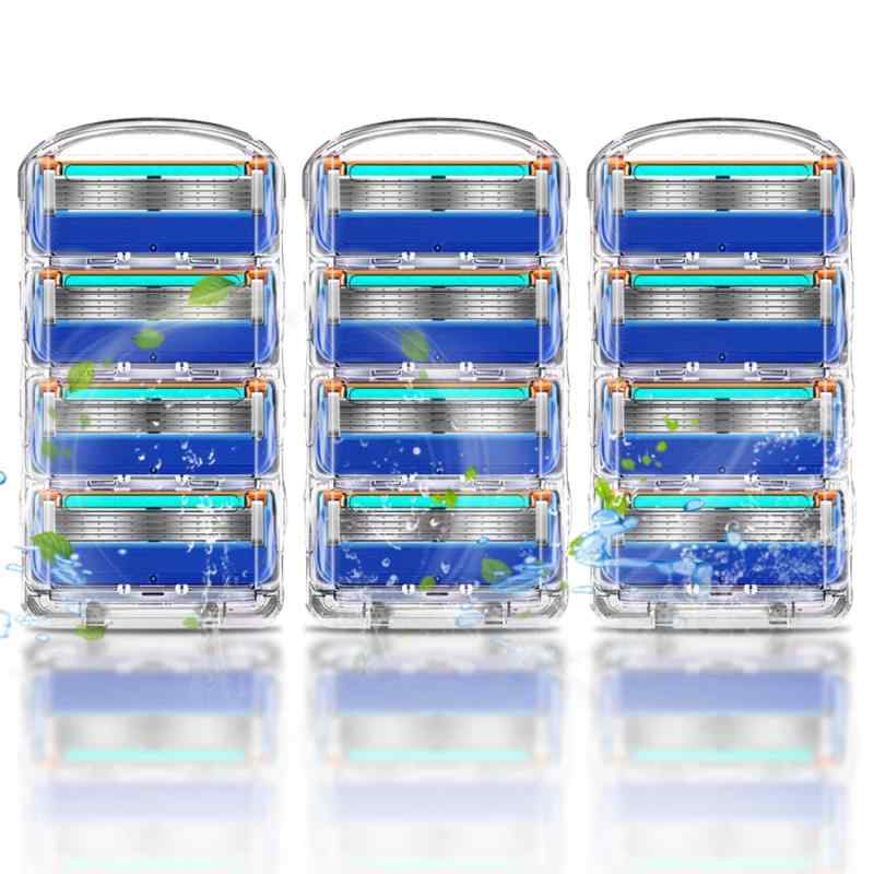 ジレット対応 プログライド ProGlide マニュアル カミソリ 12個入り メンズシェーバー替刃 互換品 シェーバーアクセサリー シェーバー交換部品 シェーバー交換ヘッド カミソリアクセサリ 髭【対応機種】ジレット対応 プログライドのホ...