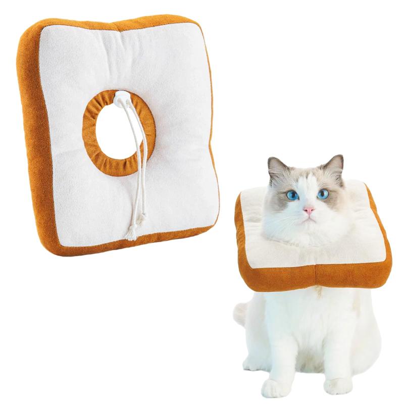 Liroyal エリザベスカラー 犬 猫 ペット用品 調整可能 軽量 通気性 ケガ 介護 傷舐め防止 引っ掻き防止 柔らかい 可愛い 小型犬用 術後ケア 手洗い洗濯 (Mサイズ)【柔らかい素材】エリザベスカラーは、犬と猫に優しいソフト素材で...