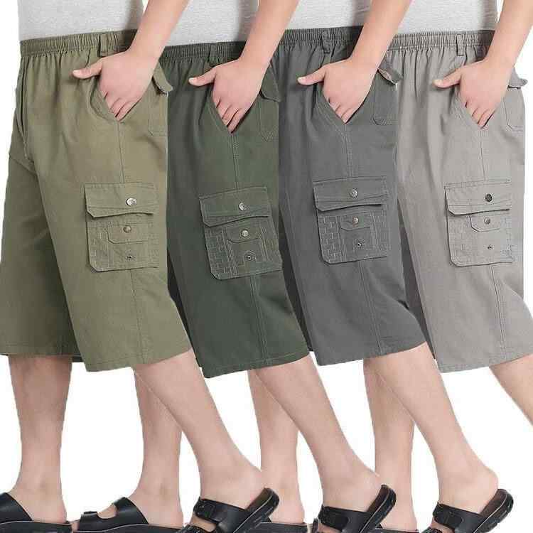 ・カテゴリ: カーゴパンツ・スタイル: ビジネス、カジュアル・パンツ丈: 7分丈・ウエスト: ミドルウエスト・付属品: ベルト付き・厚さ: 薄手・柄: 無地・誤差範囲: 0-1cm・対象: メンズ・素材: コットン混紡・主な素材: コットン...