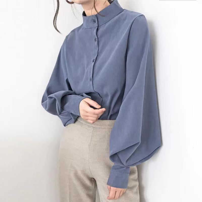 ・カテゴリ: 衬衫（シャツ）・主な素材: ポリエステル（ポリエステル繊維）・柄: 無地・スタイル: カーディガン風、カジュアル風、快適カジュアル・袖丈: 長袖・クラフト: 染色・シルエット: ルーズフィット・着丈: 通常丈（50cm超、65...