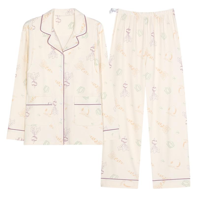 マタニティ パジャマ レディース 授乳服 春秋 秋冬 長袖 前開き 綿100% 妊婦服 産後 授乳口付き ルームウェア 部屋着 上下セット おしゃれ コットン コットン100% 無地 オールシーズン・素材: 綿100%・スタイル: カーディ...